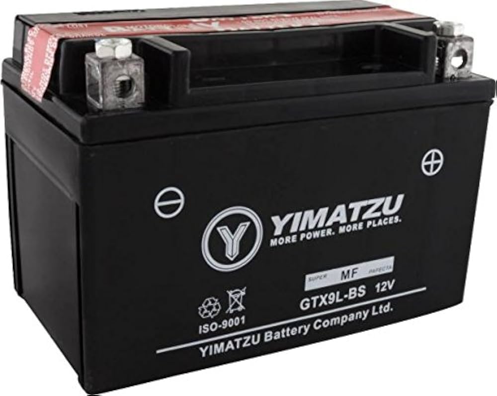 Battery - GTX9L-BS Yimatzu, AGM, Maintenance Free – Evader eBikes