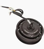 Electric Motor & Wheel Assembly - 36V, 500W, 10", SHOK Scooters Proton ...